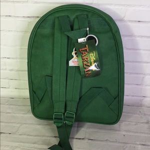 Disney | Accessories | Vintage Disney Tarzan Green Backpack Book Bag ...
